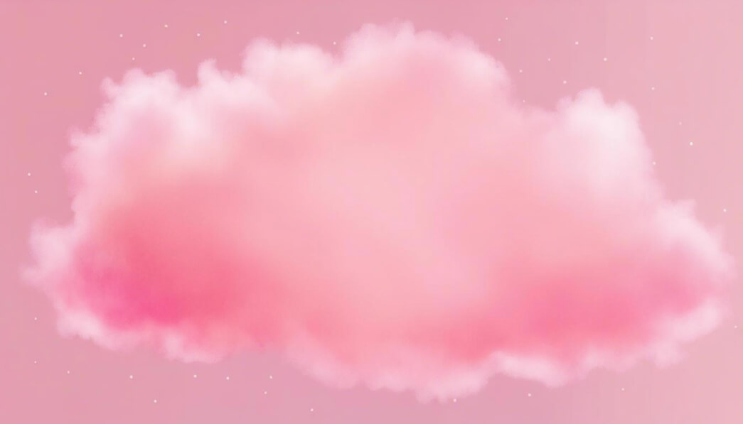Baixe Nuvem Rosa Sonhadora com Fundo Pastel Backgrounds - Creative Fabrica