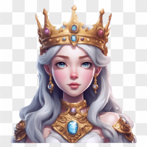 Download Animated Queen Character with Crown Cartoons Online - Creative ...