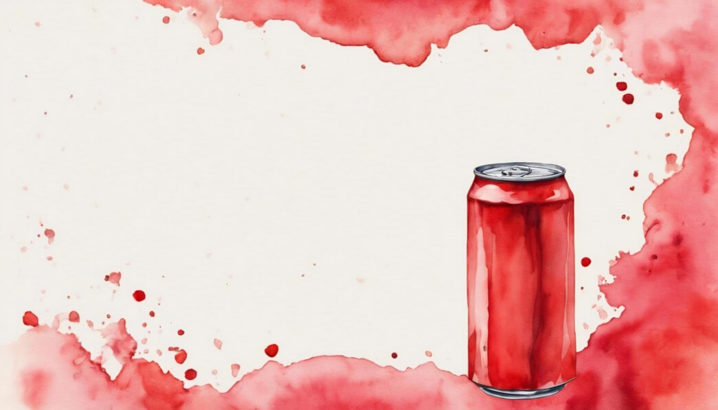 Download Watercolor Painting of a Red Soda Can Backgrounds Online ...