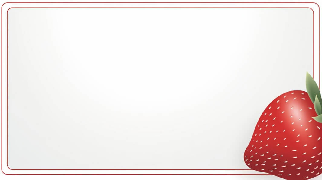 Download Blank Card with Strawberry Backgrounds Online - Creative Fabrica