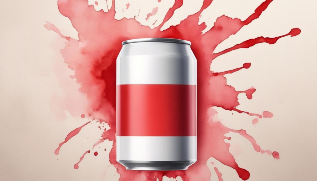 Baixe Lata Artística em Fundo de Aquarela Vermelha Backgrounds ...