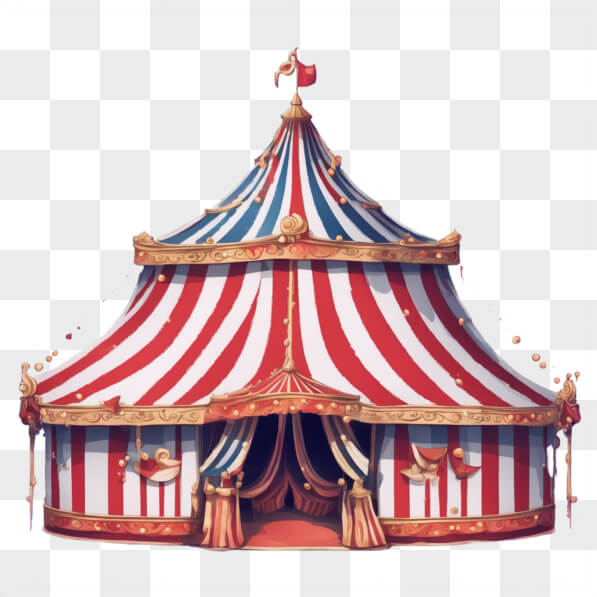 Descarga Carpa de circo colorida Cartoons En Línea - Creative Fabrica