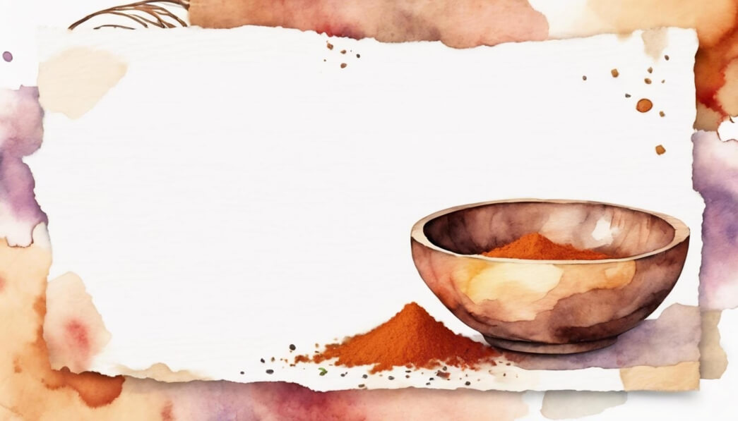 Download Watercolor illustration of a spice bowl with colorful ...