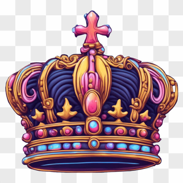 Download Illustrated Crown with Intricate Designs Cartoons Online ...