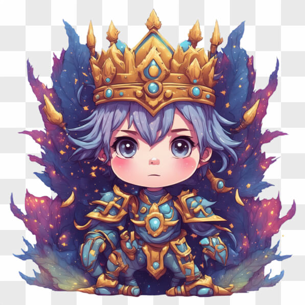 Download Chibi-style Fantasy Character Cartoons Online - Creative Fabrica