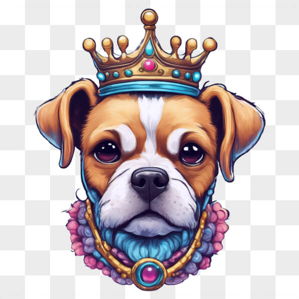Download Regal Dog Illustration Cartoons Online - Creative Fabrica
