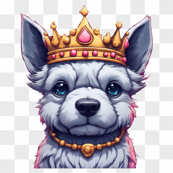 Descarga Perro de dibujos animados real con corona Cartoons En Línea ...