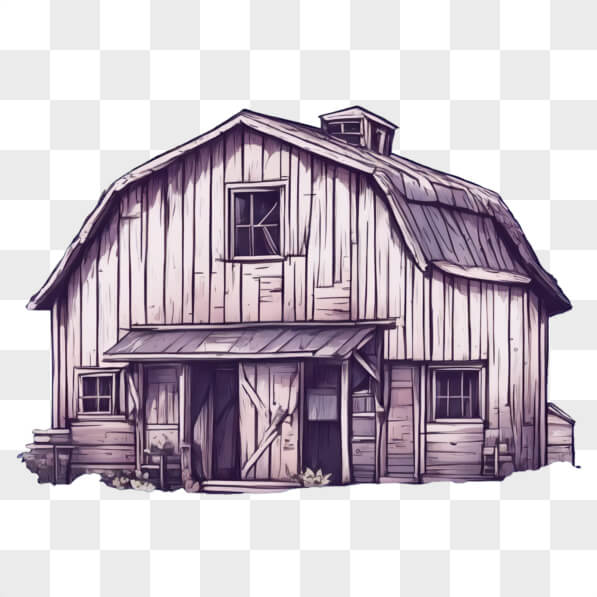 Download Rustic Wooden Barn Cartoons Online - Creative Fabrica