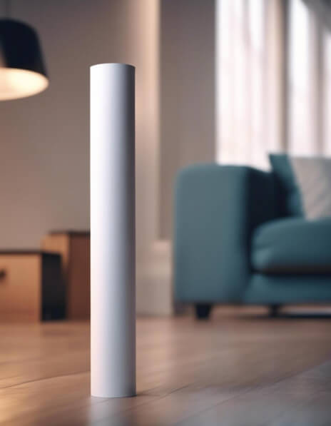 Download Minimalistic Interior with White Cylinder Mockups Online ...