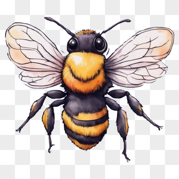 Download Whimsical Cartoon Bee Cartoons Online - Creative Fabrica