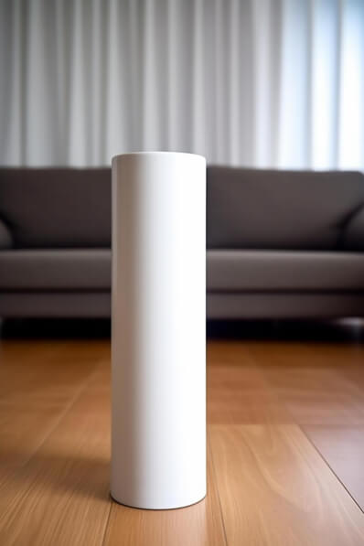 Download Modern Minimalist Interior with White Cylinder Mockups Online ...