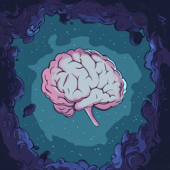 Descarga Ilustración del Cerebro Cósmico Fondos En Línea - Creative Fabrica
