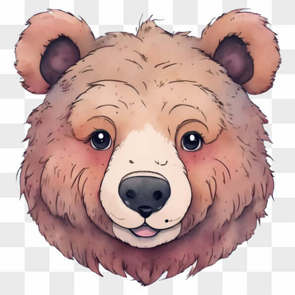 Baixe Ilustração de rosto de urso de desenho animado Cartoons ...