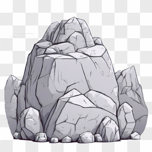 Download Stylized Rock Formation Cartoons Online - Creative Fabrica