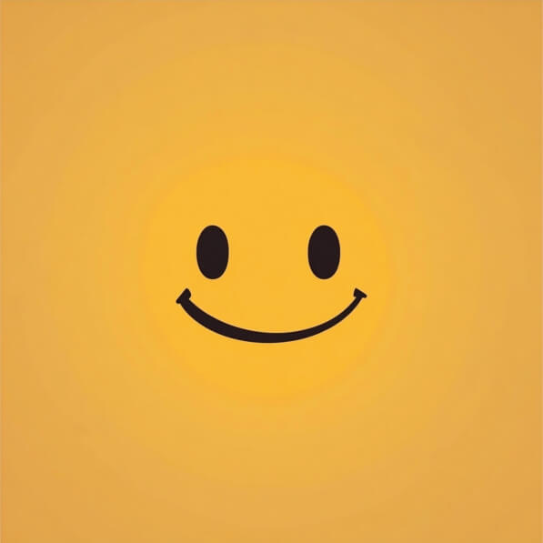 Download Minimalist Smiley Face on Yellow Background Backgrounds Online ...