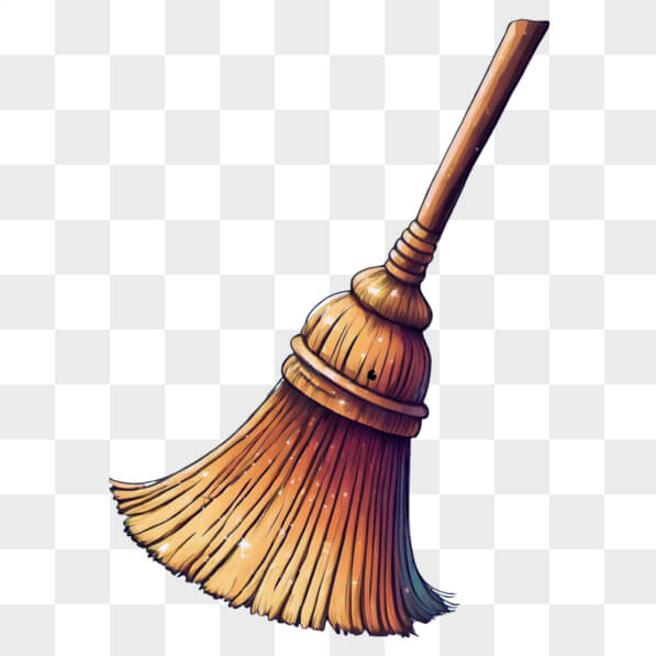 Download Artistic depiction of a broom Cartoons Online - Creative Fabrica