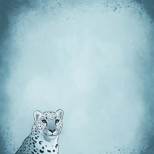 Download Snow Leopard Illustration Backgrounds Online - Creative Fabrica