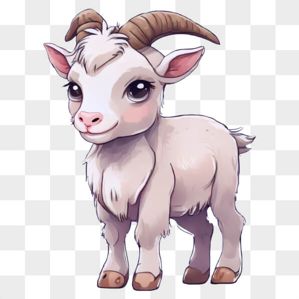Download Adorable Cartoon Goat Cartoons Online - Creative Fabrica