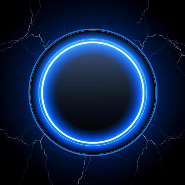 Descarga Círculo Brillante con Líneas Azul Eléctrico Fondos En Línea ...