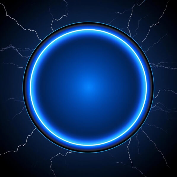 Descarga Círculo Azul Abstracto con Rayos Eléctricos Fondos En Línea ...