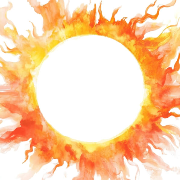 Download Vibrant Sun Motif in Watercolor Backgrounds Online - Creative ...