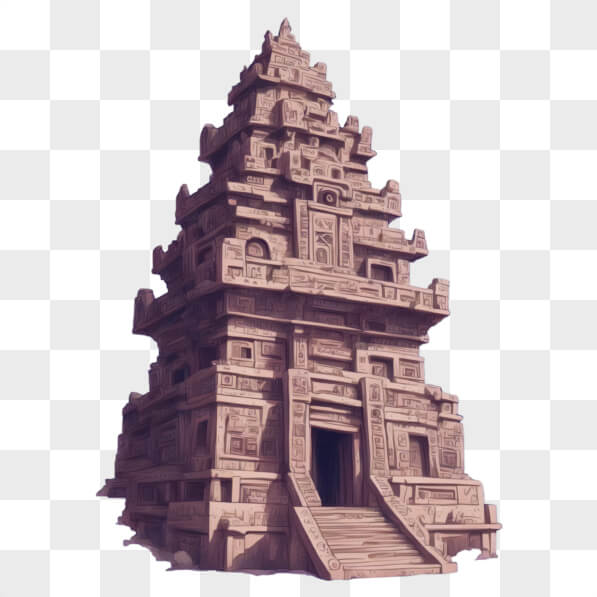 Download Ornate Ancient Temple Structure Cartoons Online - Creative Fabrica