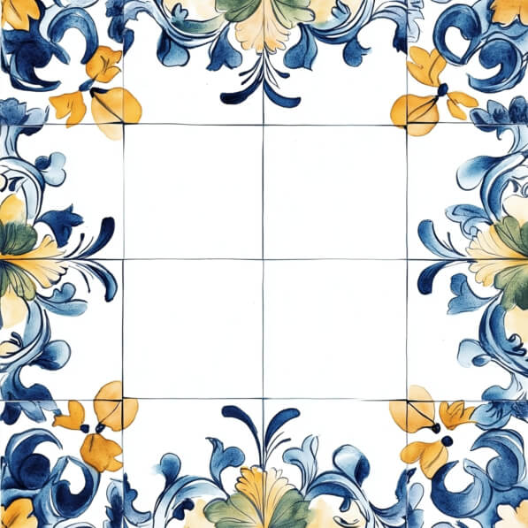 Baixe Design de Azulejos Florais Ornamentados Backgrounds - Creative ...