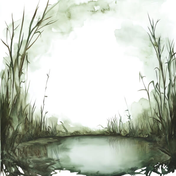 Download Serene Wetland Scene with Calm Pond Backgrounds Online ...