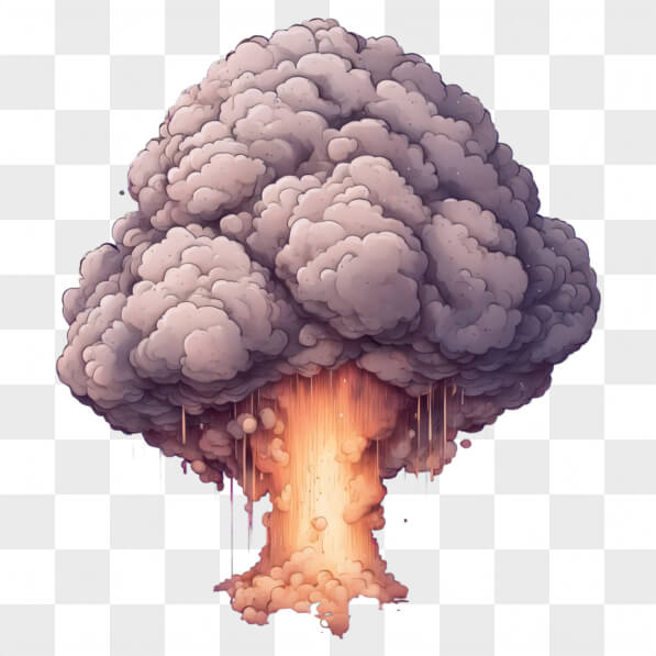Download Mushroom Cloud Illustration Cartoons Online - Creative Fabrica