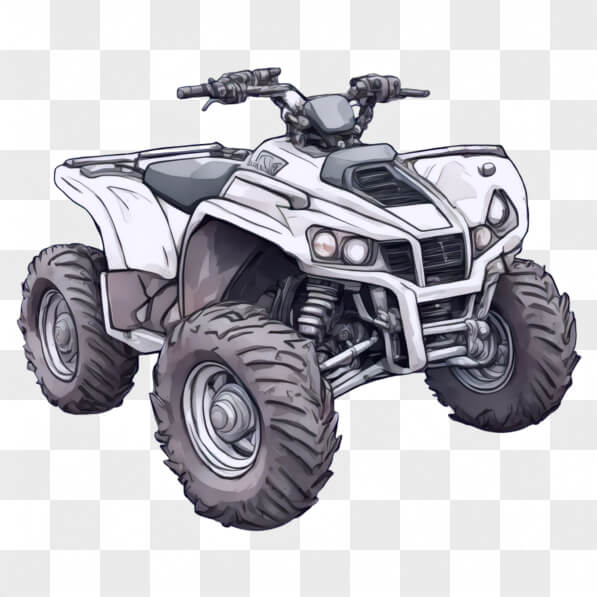 Download Stylized All-Terrain Vehicle (ATV) Illustration Cartoons ...