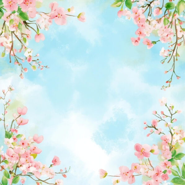 Baixe Fundo Floral de Primavera Backgrounds - Creative Fabrica