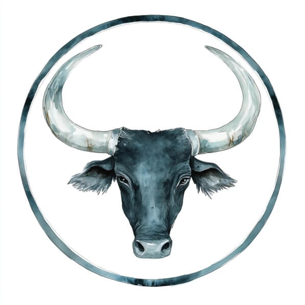 Scarica Illustrazione della testa di toro in stile acquerello Sfondi ...