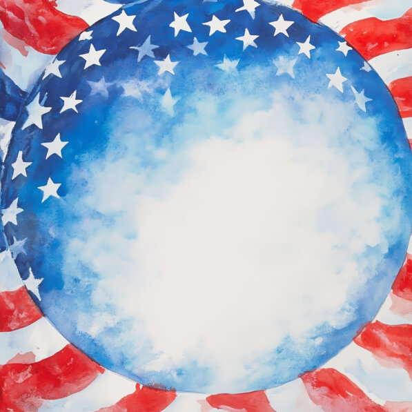 Download Patriotic Circular Design with Stars and Stripes Backgrounds ...