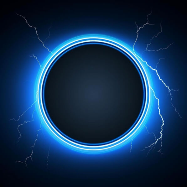 Descarga Círculo Glowing Futurista con Efectos de Rayos Fondos En Línea ...