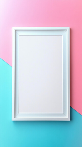 Download Blank Frame on Colorful Background Mockups Online - Creative ...