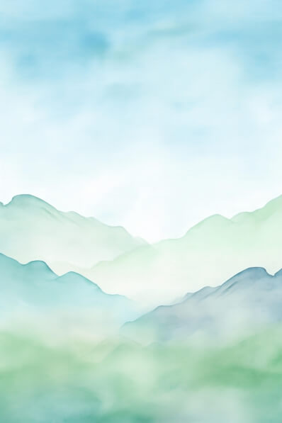 Download Serene Watercolor Landscape with Soft Hills Backgrounds Online ...