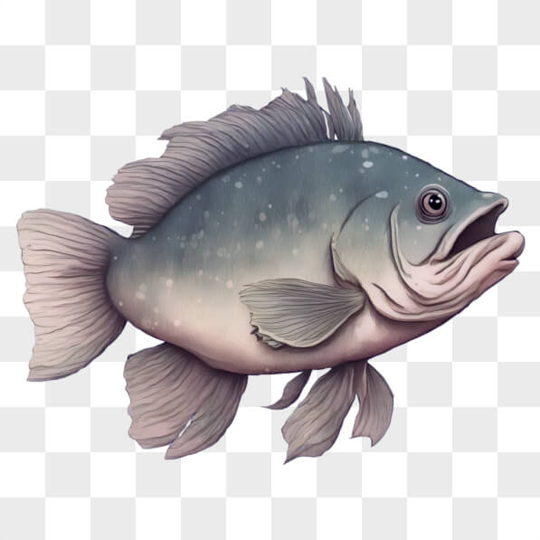 Download Artistic Illustration of a Fish Cartoons Online - Creative Fabrica