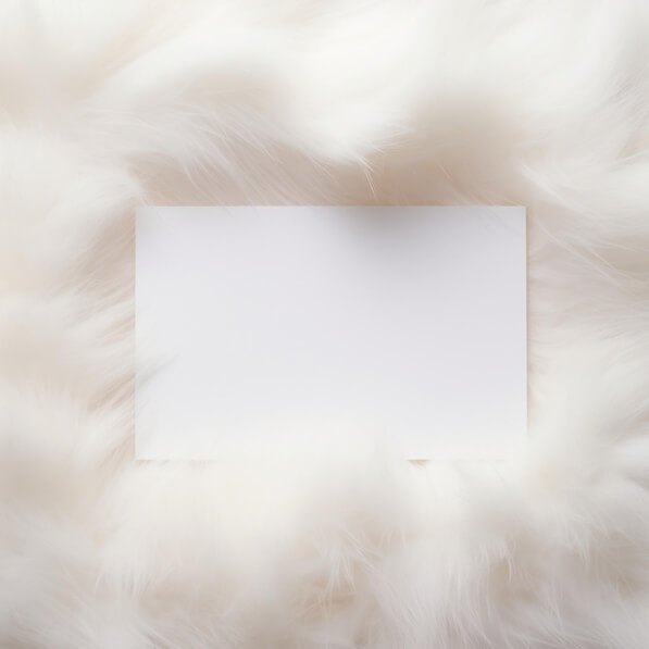 Pobierz narzędzie Pusta karta otoczona białym futrem Tła Online ...