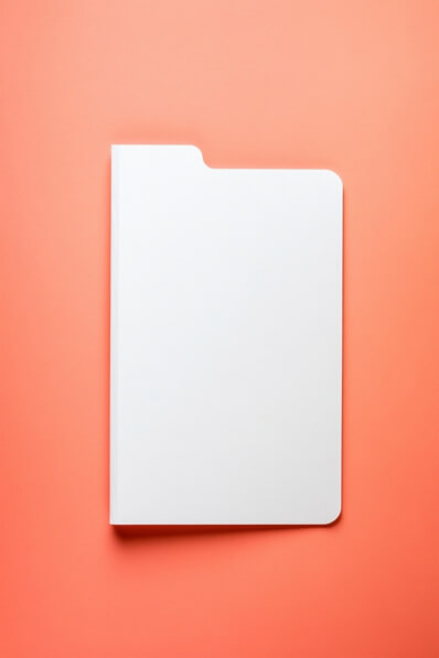 Download Plain White Folder on Coral Background Mockups Online ...