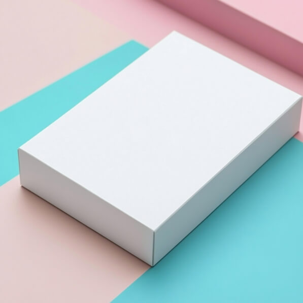 Download Minimalistic White Box on Pastel Background Mockups Online ...