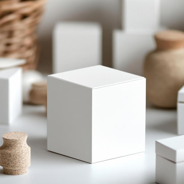 Download Minimalistic White Cube and Natural Containers Mockups Online ...