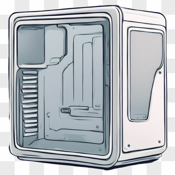 Download Modern Computer Case Cartoons Online - Creative Fabrica