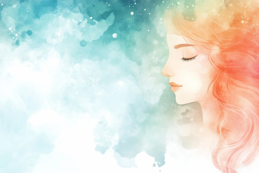 Download Ethereal Woman in Soft Colors Backgrounds Online - Creative ...