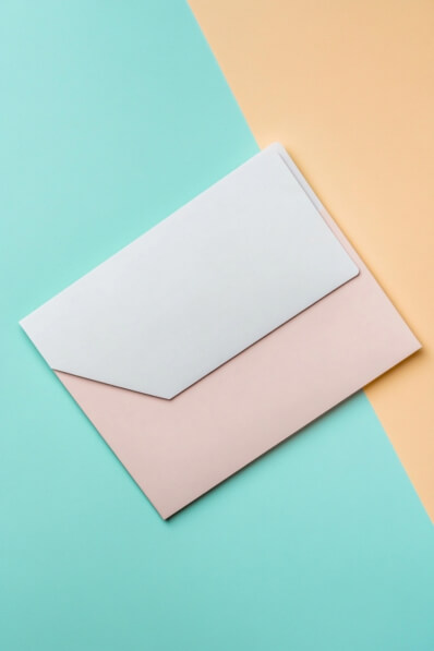 Download Envelope on Pastel Background Mockups Online - Creative Fabrica