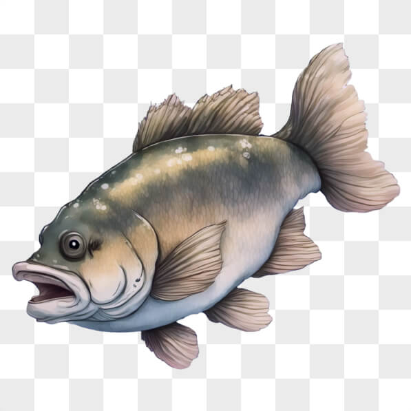 Download Realistic Illustration of a Fish Cartoons Online - Creative ...