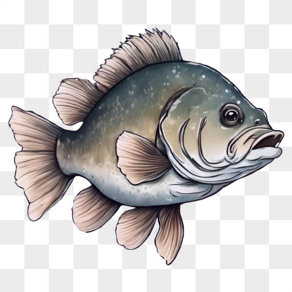 Download Illustration of a Fish Cartoons Online - Creative Fabrica