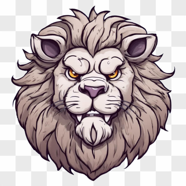 Descarga Ilustración de la cabeza de un león Cartoons En Línea ...