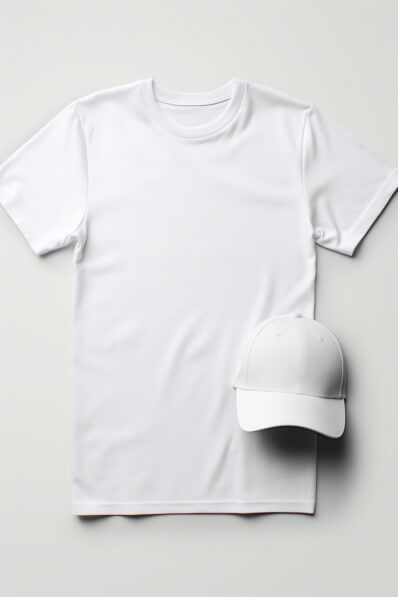 Download White T-shirt and Cap Mockups Online - Creative Fabrica