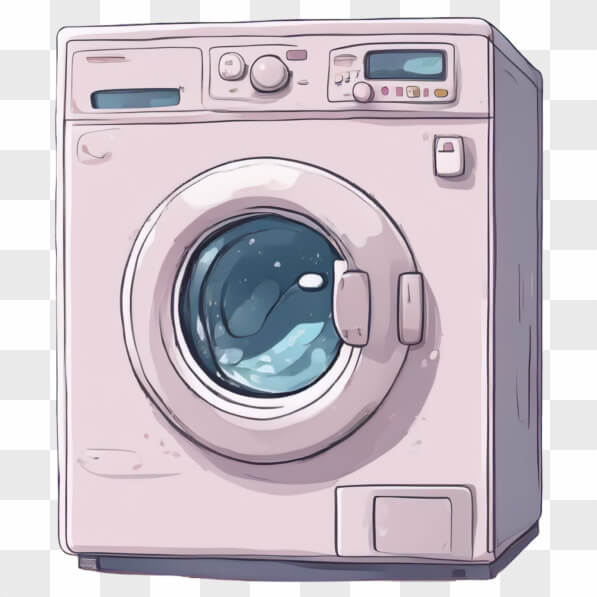 Download Cartoon-style Washing Machine Cartoons Online - Creative Fabrica