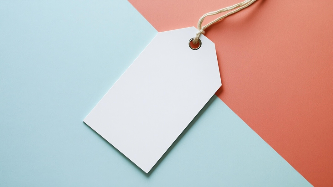 Download Blank Price Tag on Colored Background Mockups Online ...